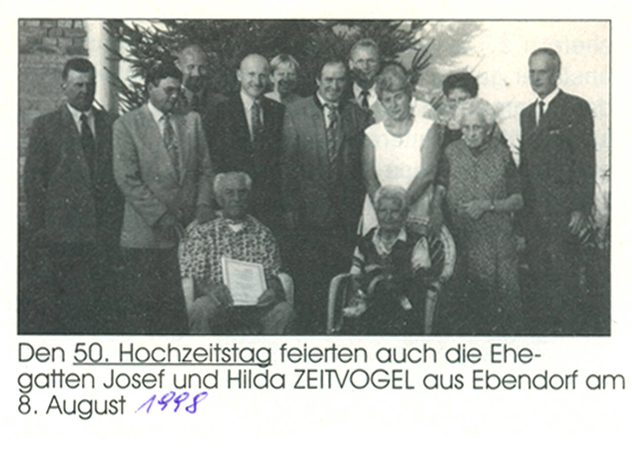 Ebendorf Ehrung