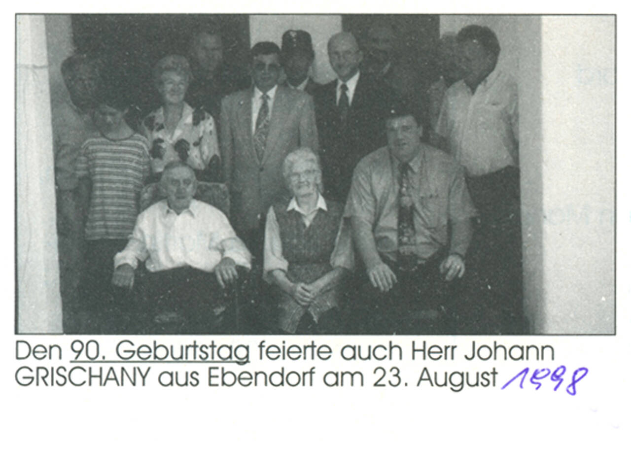 Ebendorf Ehrung